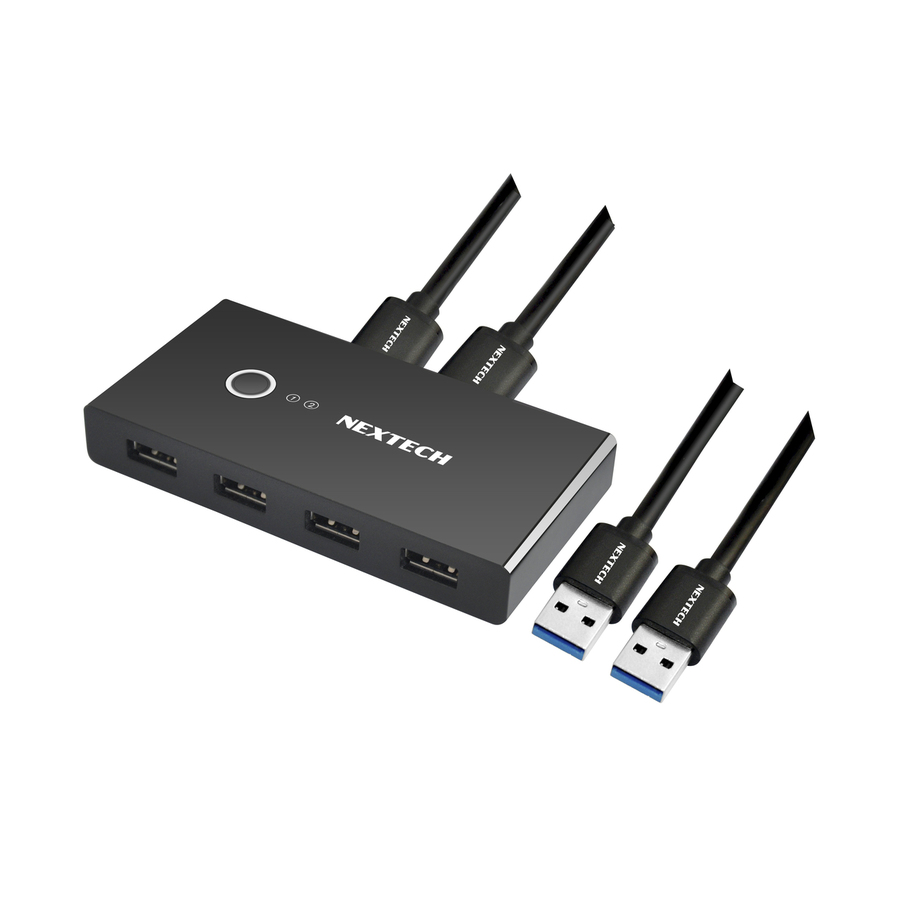 BuzzBuy Australia - Nextech Dual PC USB Keyboard/Mouse Switch