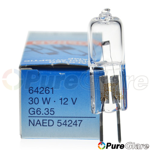 OSRAM 64261 HLX 12V 30W G6.35 NAED 54247 - 50 hrs (64261) - PureGlare ...